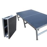 China Flower Shine White Portable Outdoor Stage Platforms Aluminum Foldable for sale