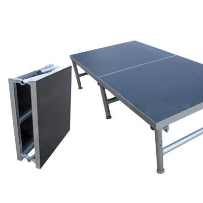 China Flower Shine White Portable Outdoor Stage Platforms Aluminum Foldable for sale