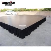 China Flower Shine White Portable Outdoor Stage Platforms Aluminum Foldable for sale