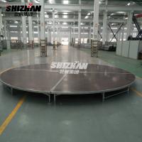 China Flower Shine White Portable Outdoor Stage Platforms Aluminum Foldable for sale