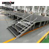 China Alloy Aluminum Stage Platforms Portable Table Eway Stage Floor Stand Stage for sale