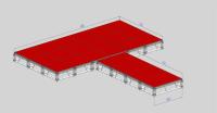 China catwalk dancing lighting stage truss for sale
