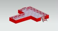 China catwalk dancing lighting stage truss for sale
