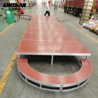 China low cost  manual linear marriage decoration stage for sale