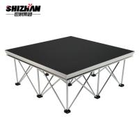 China outdoor led stage with rails rental for sale