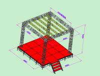 China 4 x 8 concert stage panels 20 ft roof trusses for sale for sale