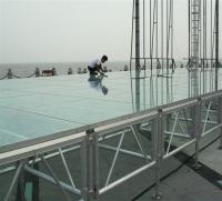 China 1.22*1.22m Aluminum Rock Concert  Glass Stage Portable Floor Platform for sale