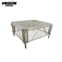 China 1.22*1.22m Aluminum Rock Concert  Glass Stage Portable Floor Platform for sale