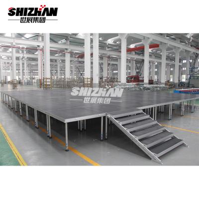 China portable mobile aluminium wedding event concert lazer stage structure for sale