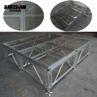 China Easy Assemble Platform Portable Aluminum Folding  Alloy Acrylic Wedding Stage for sale