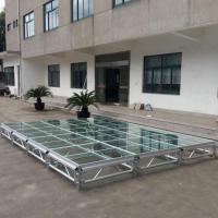 China Easy Assemble Platform Portable Aluminum Folding  Alloy Acrylic Wedding Stage for sale
