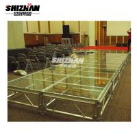 China Durable Outdoor Wedding Platform Stage Event Decorative Aluminum Mobile Acrylic Stage for sale