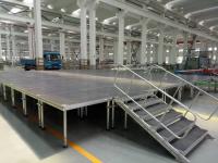 China anti-slip tablet telescopic theatre portable aluminum adjustable mobile stage deck equipment for sale