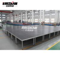China anti-slip tablet telescopic theatre portable aluminum adjustable mobile stage deck equipment for sale