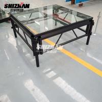 China Collapsible Cat Walk Glass Stage Event Build Simple Complete Big Outdoor Concert Platform for sale