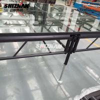 China Collapsible Cat Walk Glass Stage Event Build Simple Complete Big Outdoor Concert Platform for sale