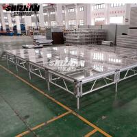 China Aluminum Adjustable Portable 4x4  Acrylic Outdoor Music Stage for sale
