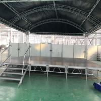 China ISO Portable Concert Anti-slip Waterproof Aluminum Concert Truss Stage for sale