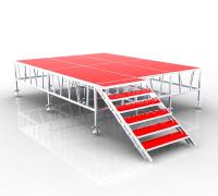 China ISO Portable Concert Anti-slip Waterproof Aluminum Concert Truss Stage for sale