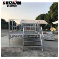 China Anti-slip aluminium frame mobile stage platform for outdoor concert for sale