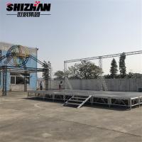 China Anti-slip aluminium frame mobile stage platform for outdoor concert for sale