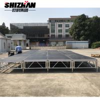 China Anti-slip aluminium frame mobile stage platform for outdoor concert for sale