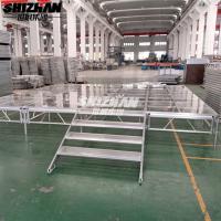 China Glass Plywood Acrylic Led Dance Stage Frame Truss Structure for sale