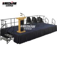 China High quality Custom Aluminum Lighting Platform Stage Roof Truss System Outdoor Stage Platform for sale