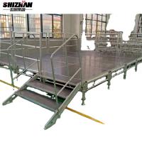 China 750kgs/sqm Heavy Duty Portable Aluminum temporary 4x4 Stage Platform for sale