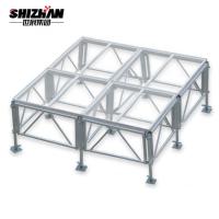 China Aluminium wedding event glass stage for sale