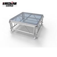China Aluminium wedding event glass stage for sale