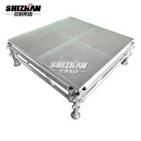 China Aluminium wedding event glass stage for sale