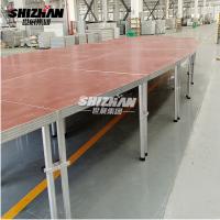 China Anti Rust Aluminum Mobile Scissor Stage Platform For Concert Event for sale