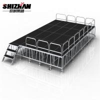 China Legs Adjustable Mini Aluminum Portable Stage Platform For Event Show for sale