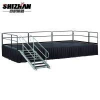 China Legs Adjustable Mini Aluminum Portable Stage Platform For Event Show for sale
