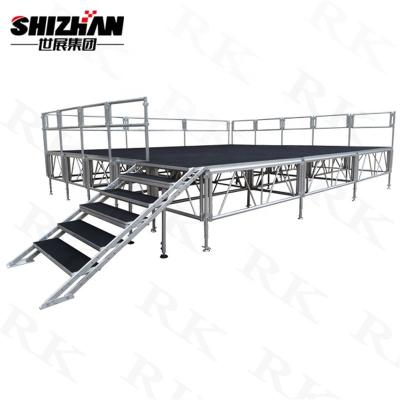 China Legs Adjustable Mini Aluminum Portable Stage Platform For Event Show for sale