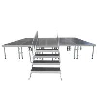 China TUV certificated aluminium portable 4ft 8ft Mobile Concert Event Foldable Stage platform for sale
