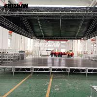 China movable Aluminum Stage Platforms Wedding Fashion Show Mobile Aluminum Truss Light Podium for sale
