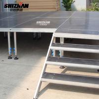 China High Loading Weight Round Aluminum Platform Stage Acrylic Glass for sale