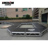 China Concert Outdoor 18mm Plywood Modular Mobile Wedding DJ Platform Stage for sale