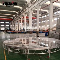 China Anti Slip Catwalk Tempered Glass Stage Show Aluminum Frame Loading for sale