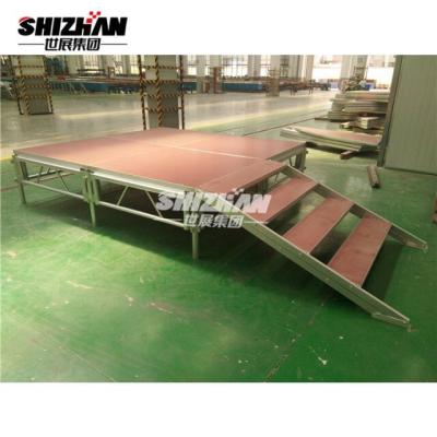 China TUV Aluminum Stage Platforms Lightweight Durable Movable Easy Install Assembly Folding for sale