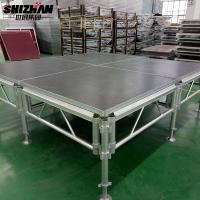 China Easy Install Fully Aluminum Adjustable TUV Portable Concert Stage for sale