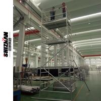 China Aluminium 10m Double Height Cantilever Scaffold Tower for sale