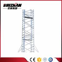 China Cuplock Aluminium Mobile Scaffold  H Frame Ladder Scaffolding System for sale