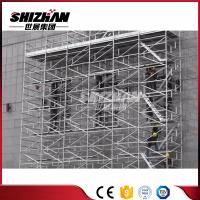 China Cuplock Aluminium Mobile Scaffold  H Frame Ladder Scaffolding System for sale
