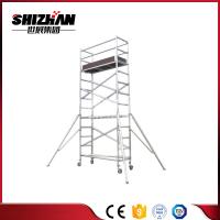 China Cuplock Aluminium Mobile Scaffold  H Frame Ladder Scaffolding System for sale
