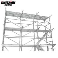 China Outdoor Removable Aluminum Telescopic Scaffold Tower 6m Platform for sale