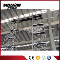 China OEM Catwalk Aluminium Mobile Scaffoldtower Cold Galvanization for sale