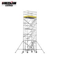 China Easy Install Mobile Aluminium Mobile Scaffolding Tower 3D Model for sale